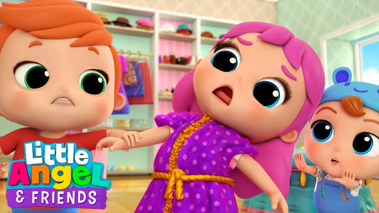 Jill's Princess Costume Pretend Play | Little Angel And Friends Kid ...