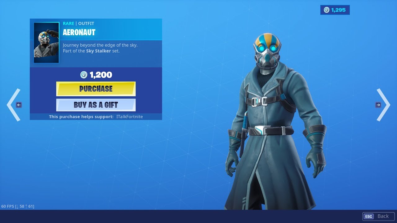 New Aeronaut Skin Set! (Fortnite Battle Royale) (Item Shop 9/9/19 ...