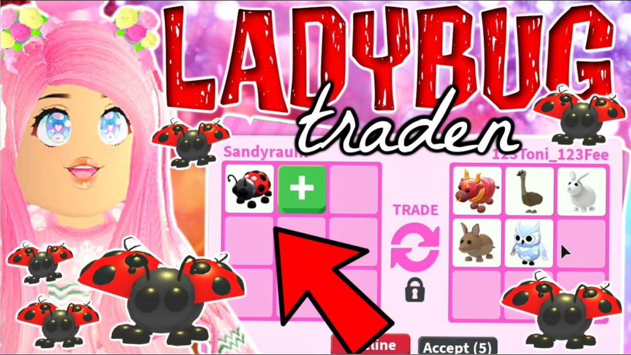 Ich TRADE nur MARIENKÄFER 🐞 (Ladybugs ️) in Adopt Me! Roblox [DEUTSCH ...