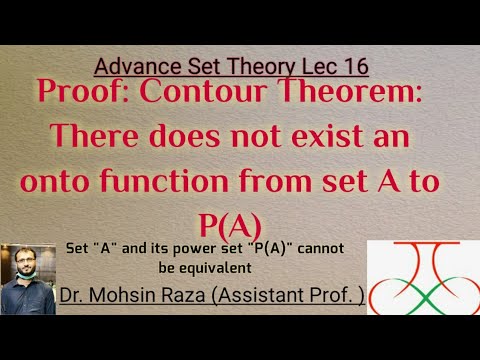 Set Theory Lec 16 Contour's Theorem Proof - YouTube