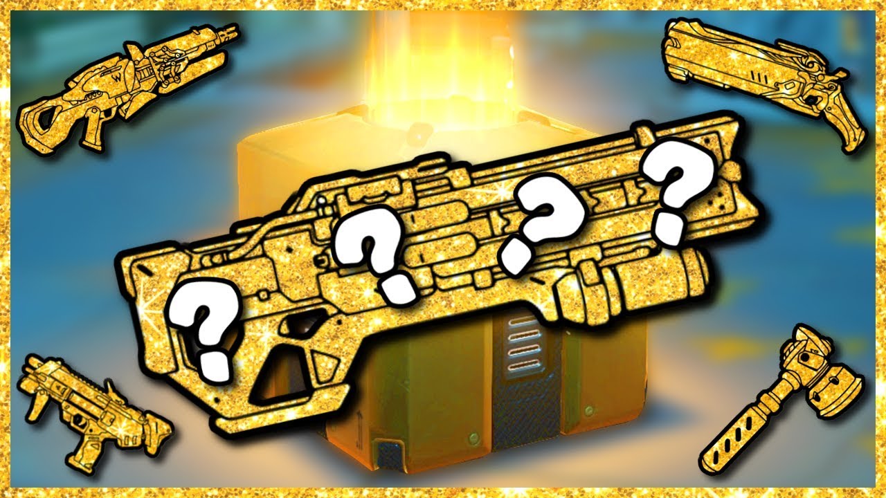 Overwatch - GOLD GUN FROM A GOLD LOOT BOX! - YouTube