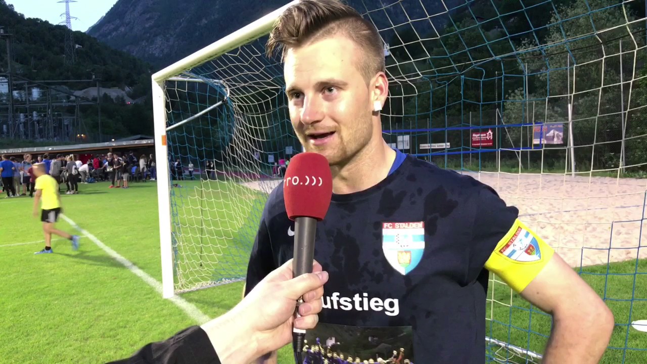 Aufstieg FC Stalden: Interview mit Captain Mathias Furrer. - YouTube