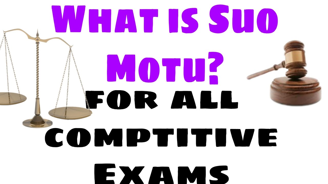 What is Suo Motu? - YouTube