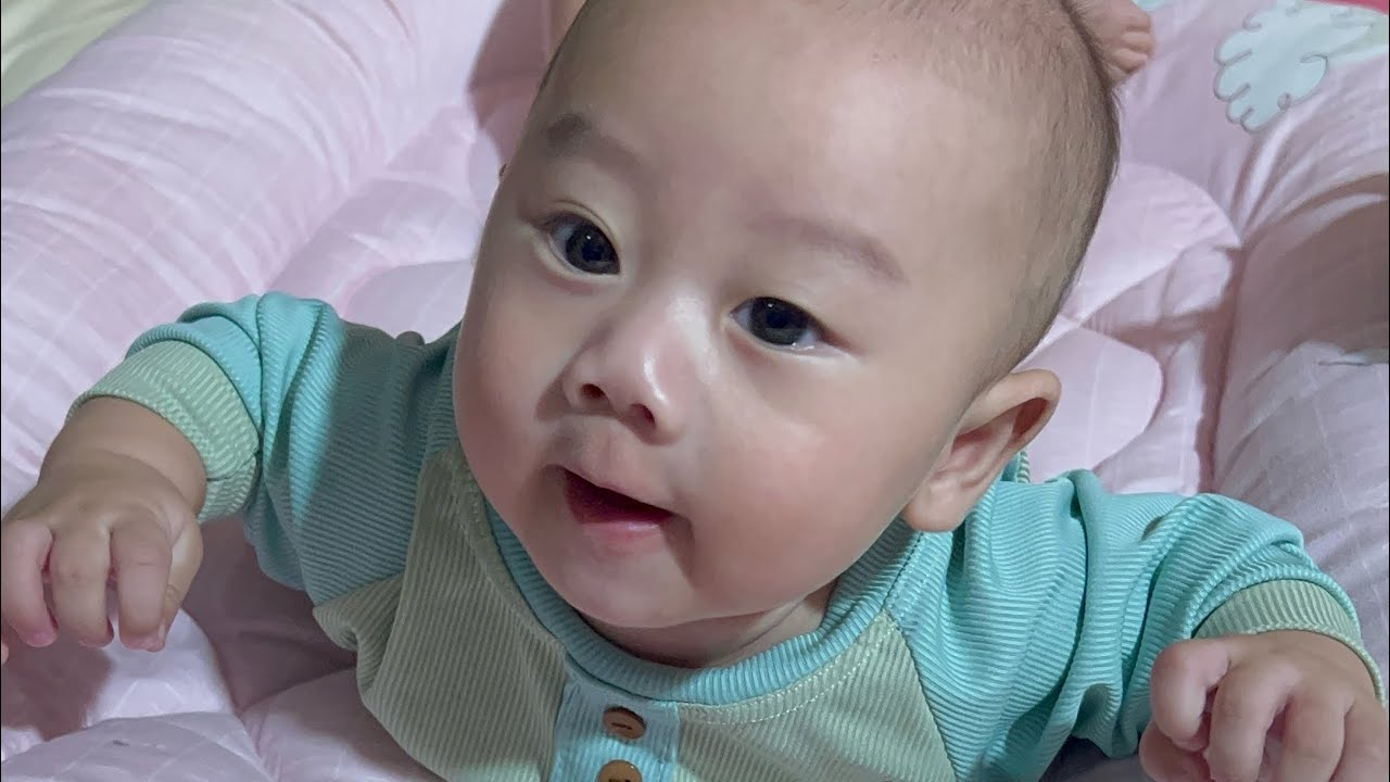 The daily life of my adorable five-month-old baby boy revolves around ...