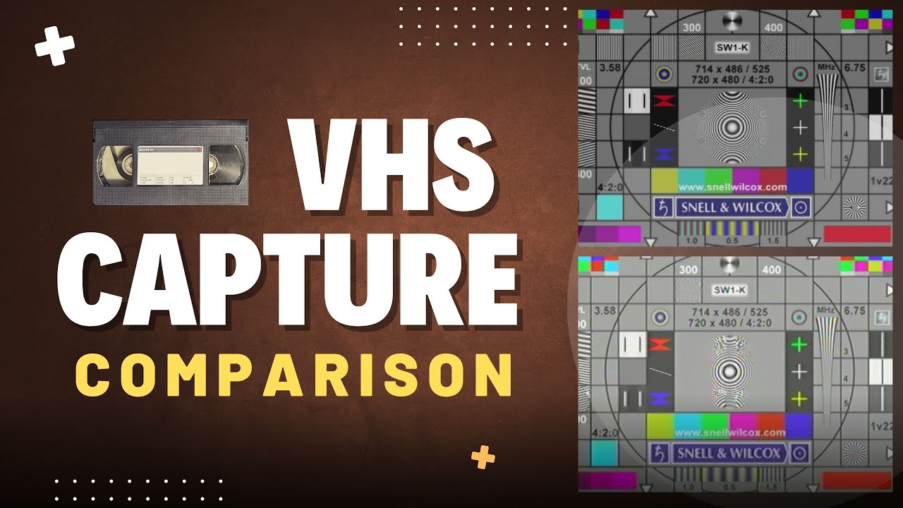 VHS Capture Comparison: using test patterns - YouTube