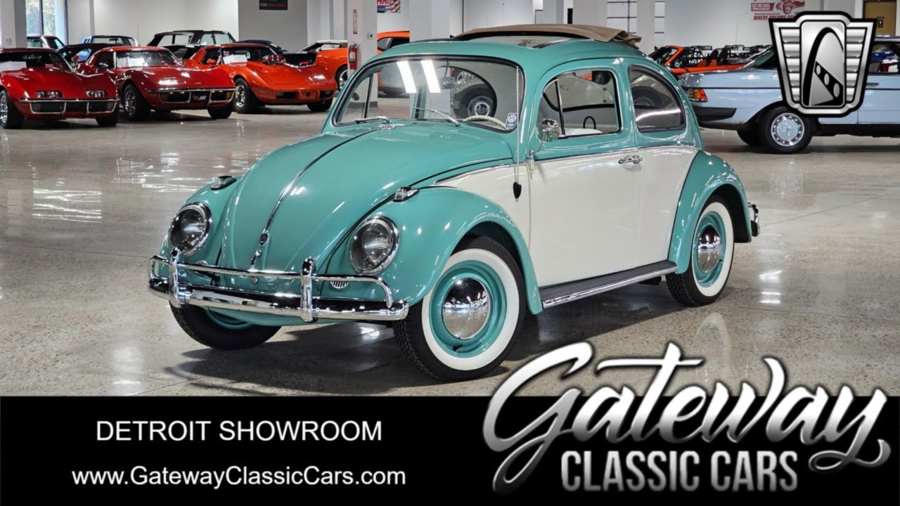 1962 Volkswagen Beetle - Gateway Classic Cars - Detroit #2493-DET - YouTube