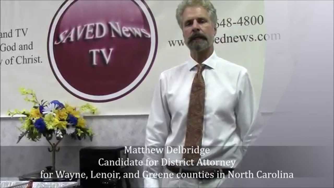 Matthew Delbridge Candidate for District Attorney - YouTube