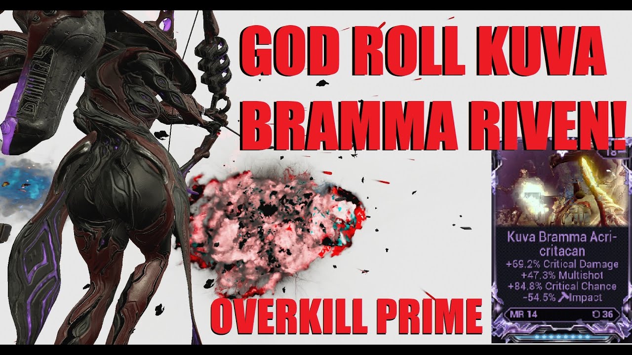 [WARFRAME] WRATH OF THE AOE META! COMMUNITY RIVEN FLEX #1 Kuva Bramma ...