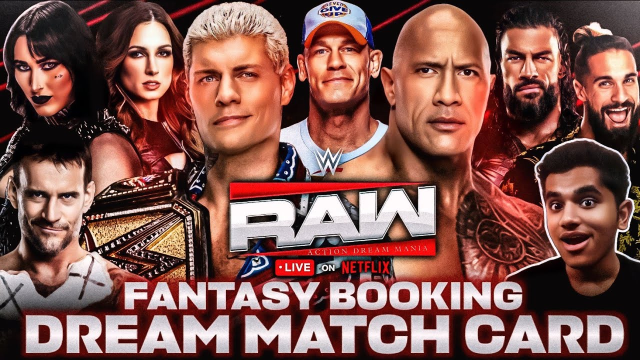 WWE RAW on Netflix Premiere Episode Fantasy Booking | Dream Card (Jan ...