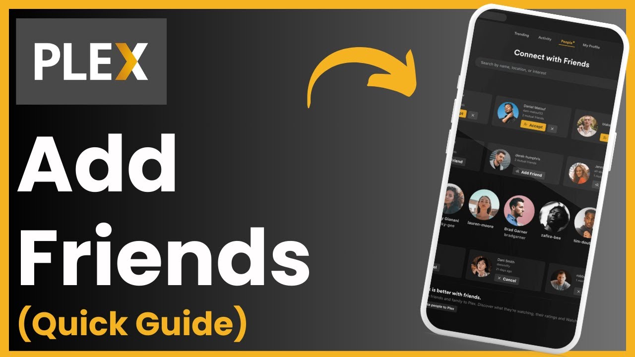 Plex - How To Add Friends ! - YouTube