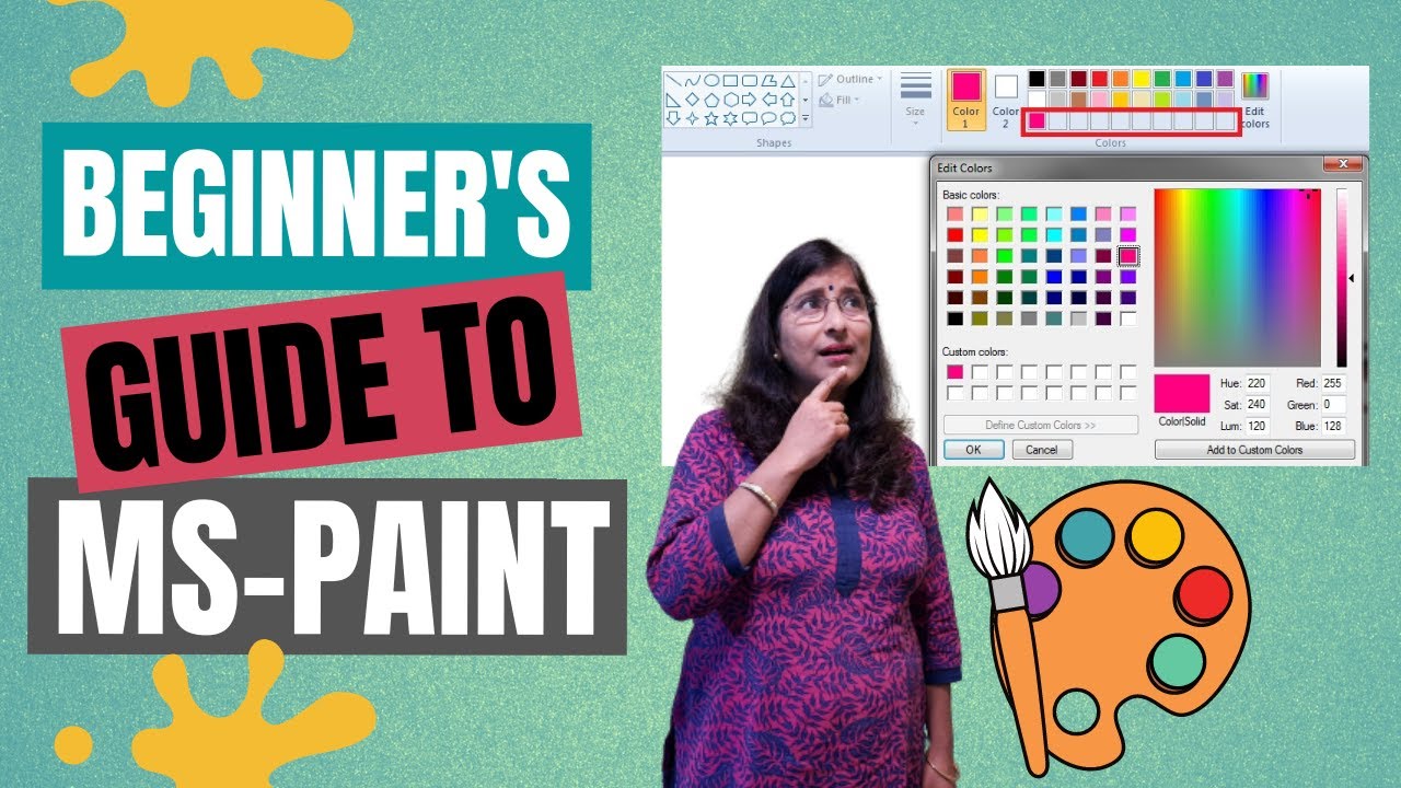 Working in MS-Paint | Grade 2 - YouTube