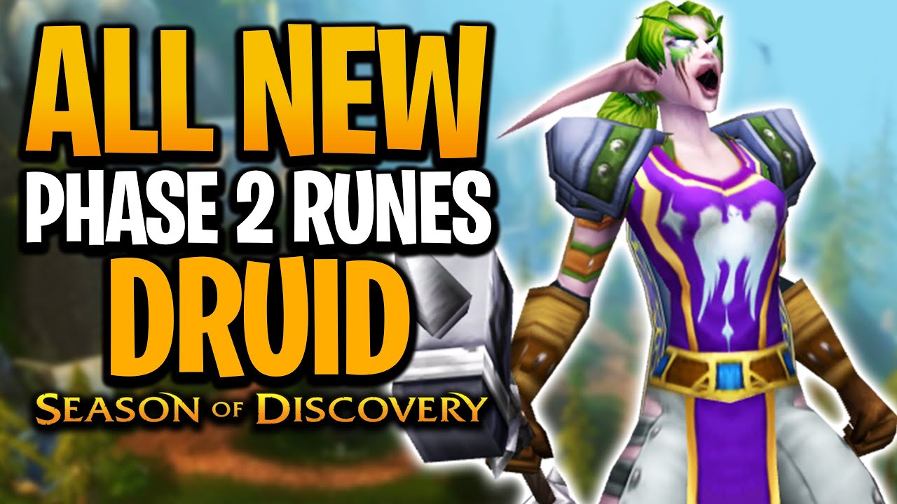 ALL NEW Druid Runes For Phase 2 | Season of Discovery - YouTube