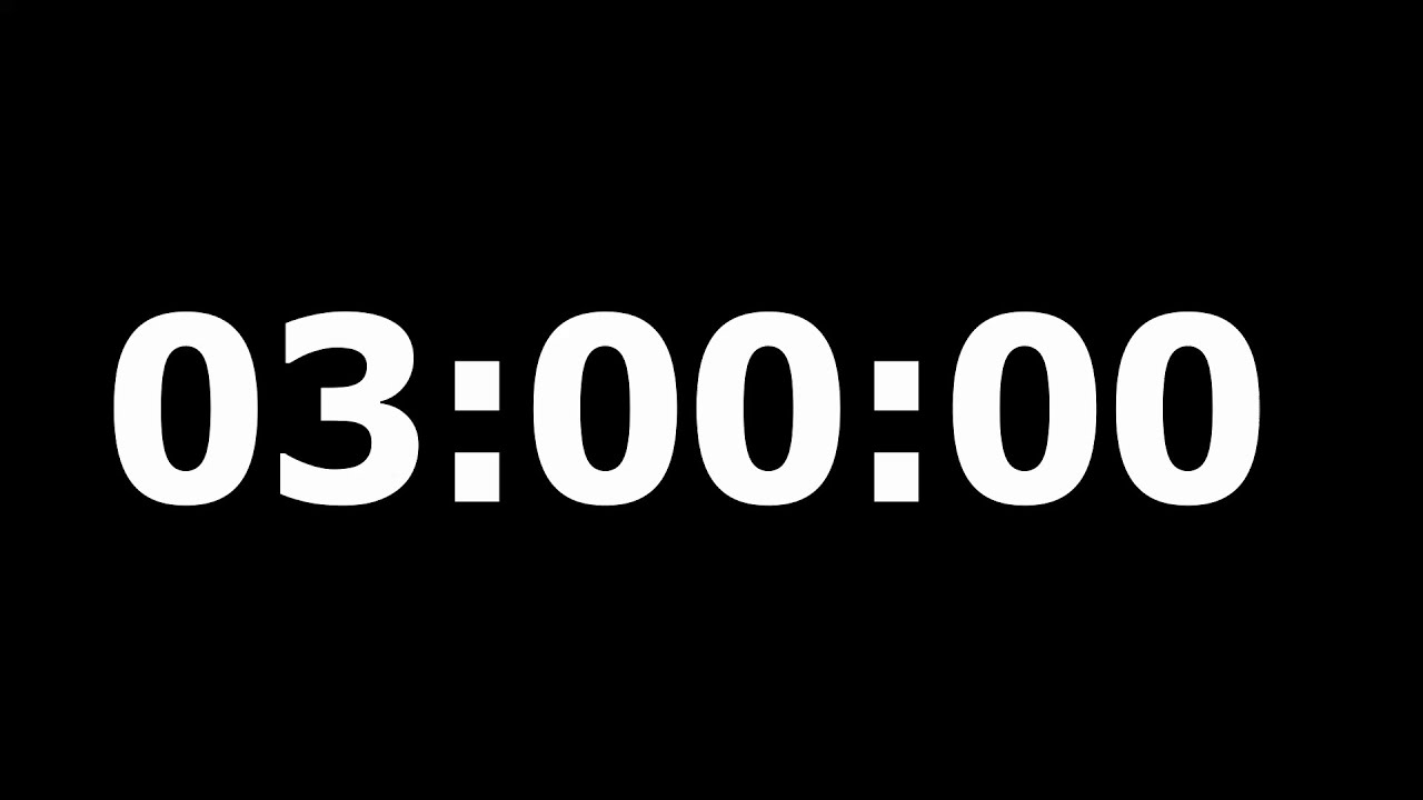 3 Hour Timer - YouTube