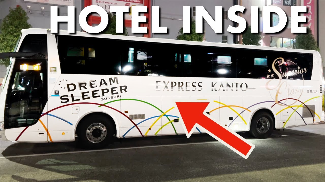 Overnight Capsule Hotel Bus in Japan 🇯🇵 - YouTube