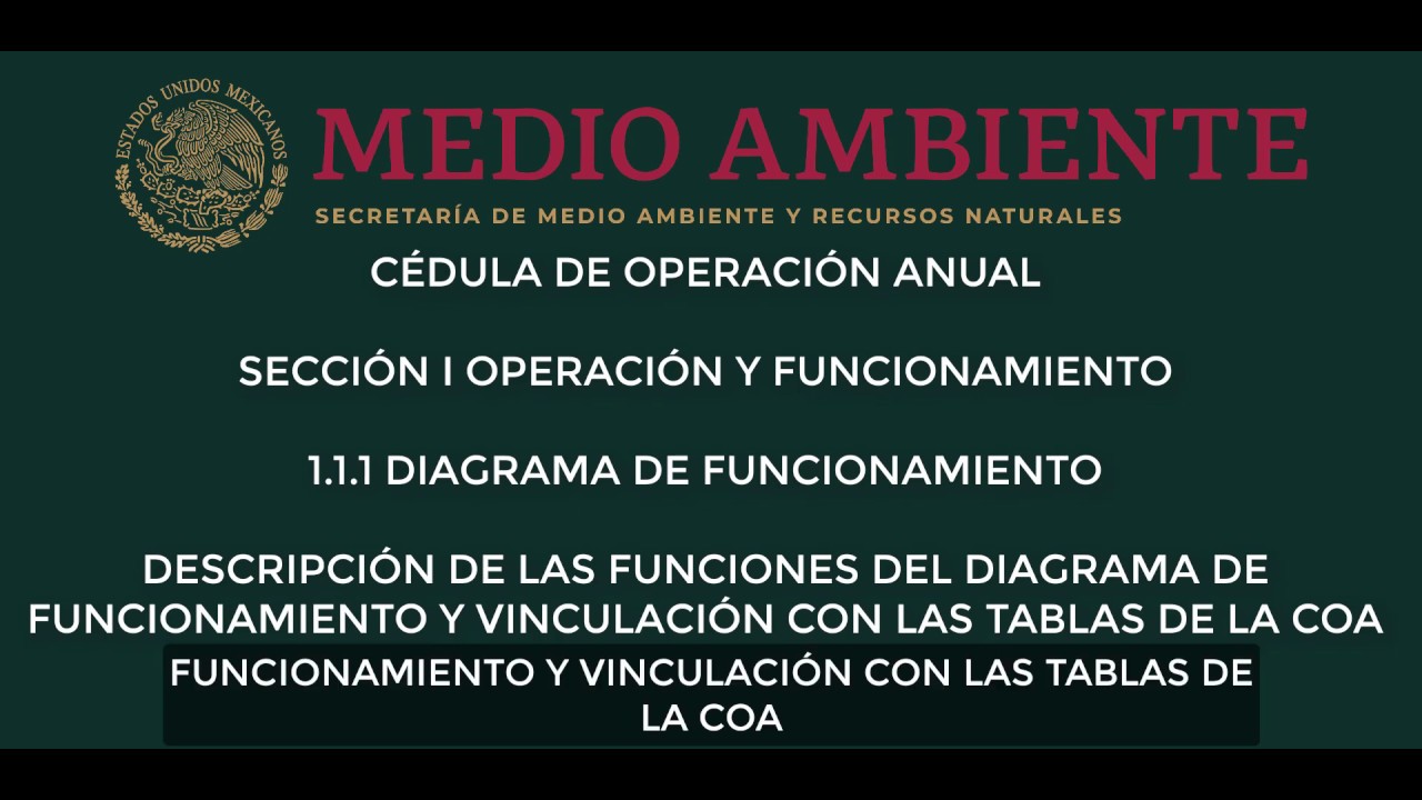 COAWEB Vinculación del diagrama con las tablas de la COA - YouTube