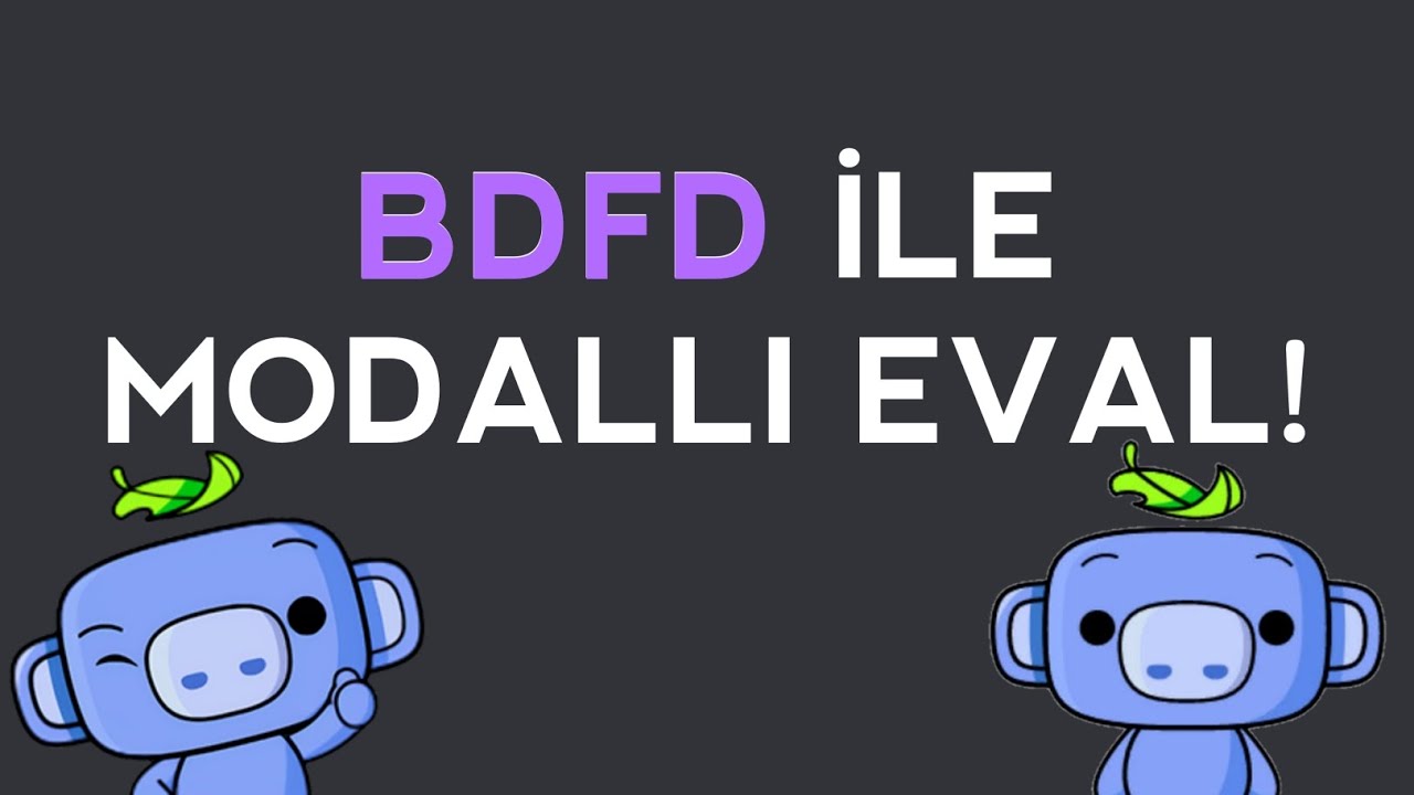 Modallı Eval Sistemi! / BDFD - YouTube