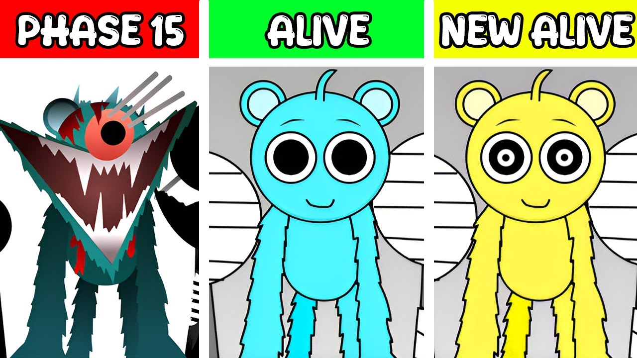 Incredibox Sprunki: Phase 15 Vs Phase 15 But Alive Vs Phase 15 But New ...