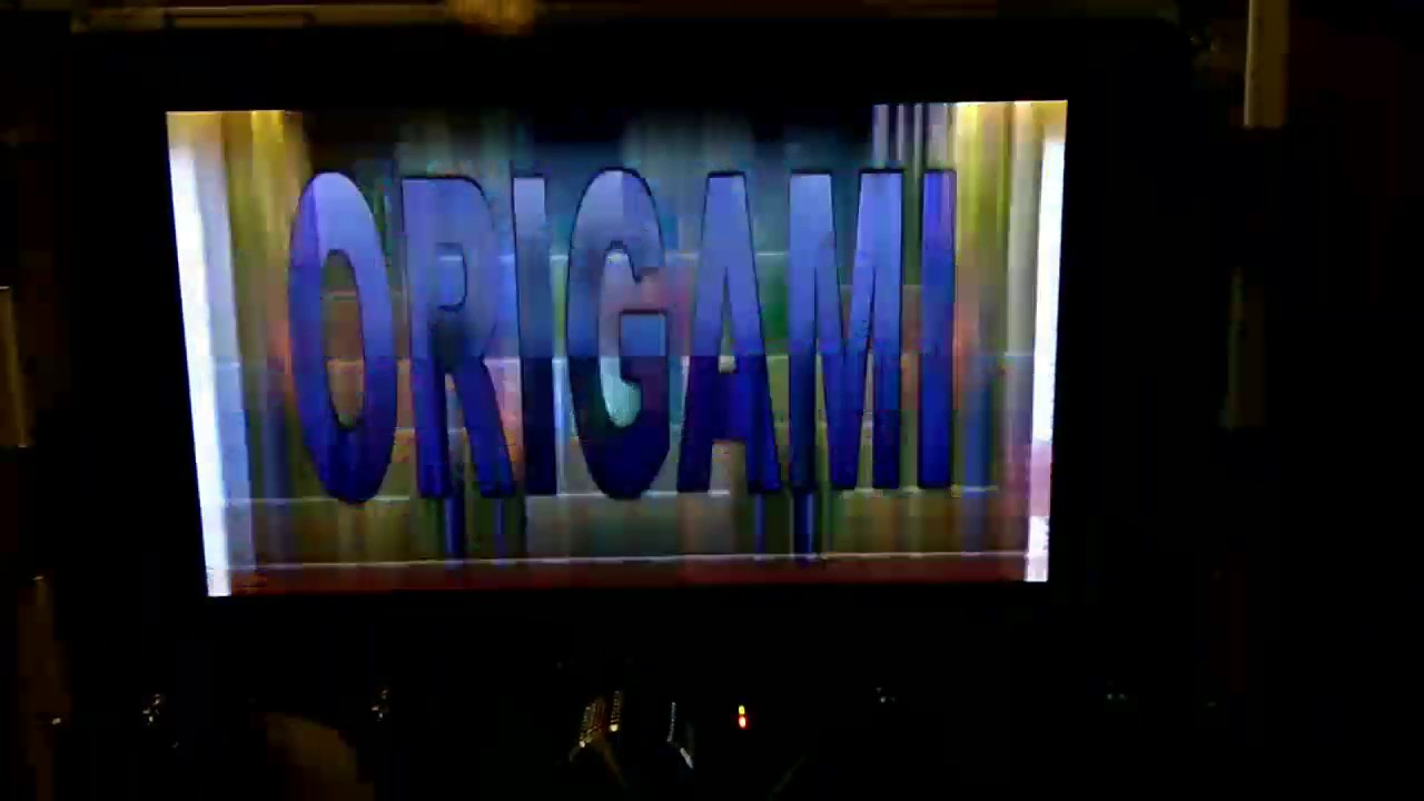 origami touch intro(marvel intro) - YouTube