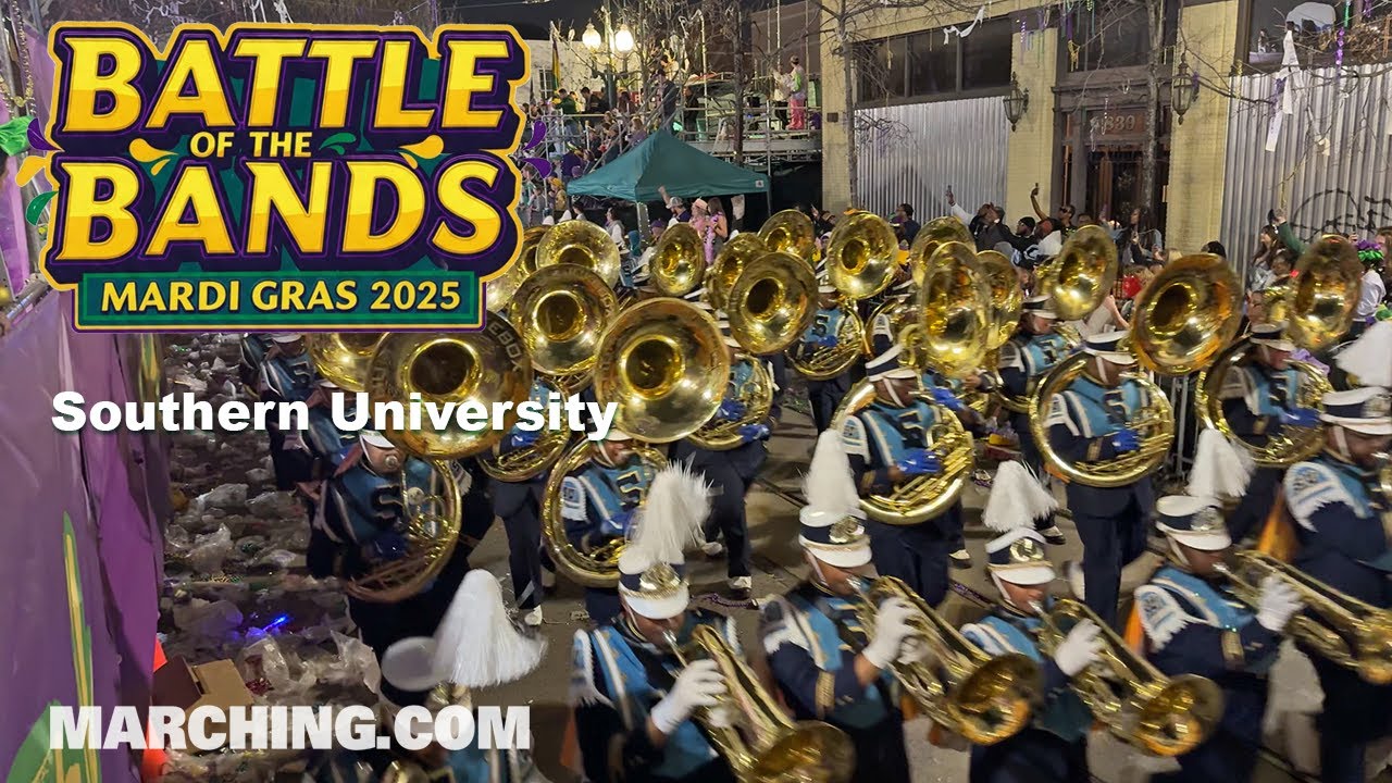 Southern University Human Jukebox Marching Band - Krewe of Bacchus ...