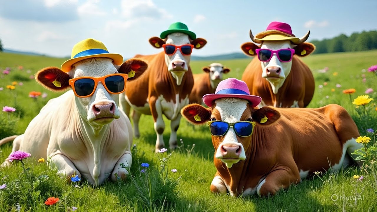Cow Funny Dance | MooMoo Movements | cow 's funny dance #moomoo #cow # ...