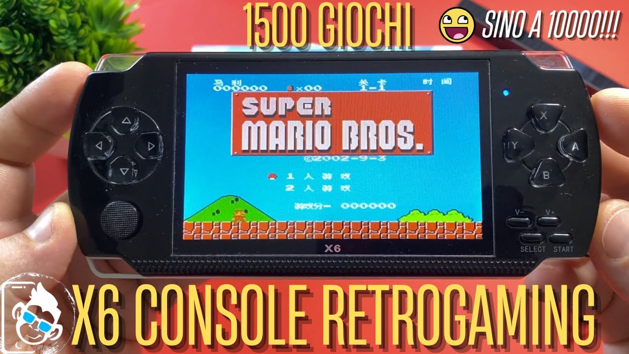 RETROGAMING - Console Portatile X6 RECENSIONE - LA MIGLIORE PSP CINESE ...