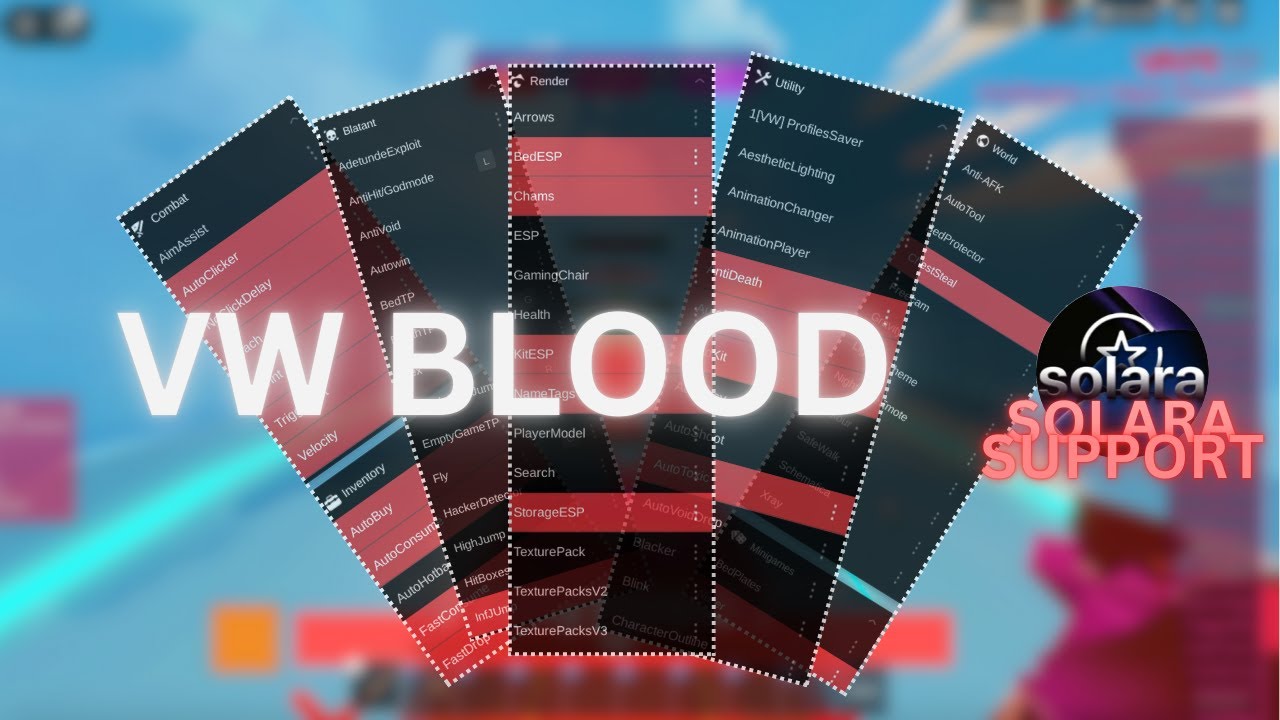 NEW Bedwars Script | Solara Support | AUTOWIN, ANTICHEAT BYPASS, KILLAURA | Pastebin | - YouTube