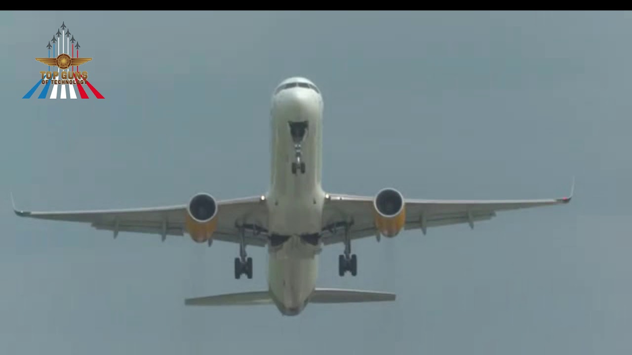 AIRBUS A380 LANDING with an EMBRAER DEPARTING ahead + TRAFFIC JAM on ...