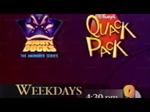 Quack Pack and Mighty Ducks promo 1997
