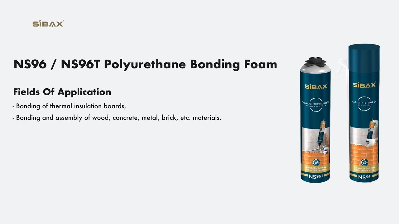 NS96 - NS96T POLYURETHANE BONDING FOAM - YouTube