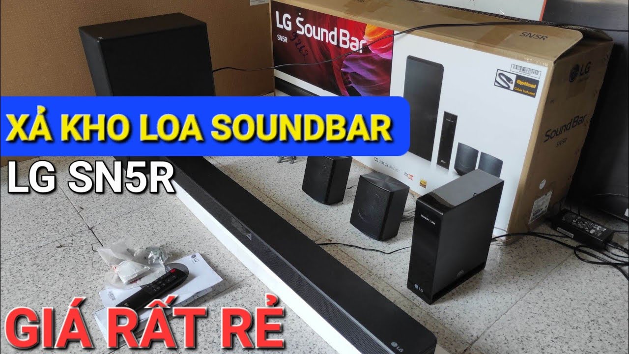 Thanh lý Loa Soundbar LG SN5R giá RẺ | Đánh giá chất lượng & cảm nhận ...
