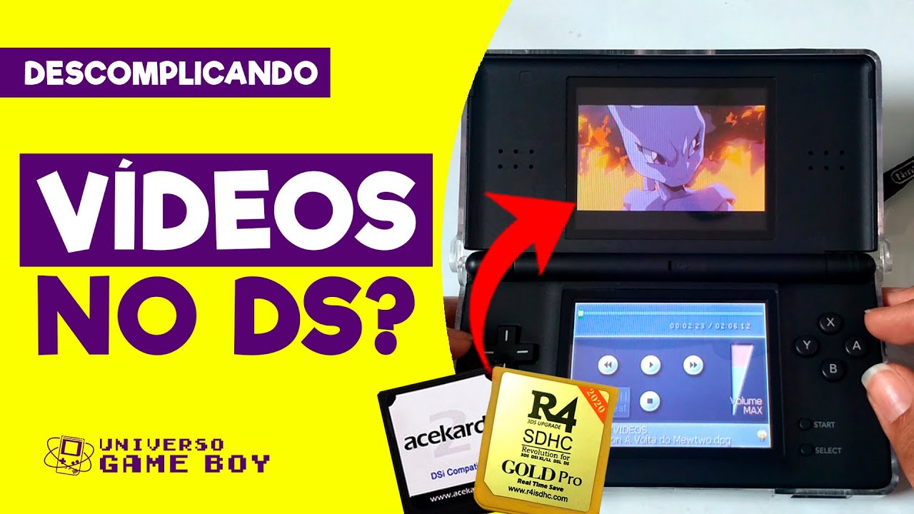 💥[DESCOMPLICANDO PASSO A PASSO] - Como ASSISTIR VÍDEOS no Nintendo DS ...