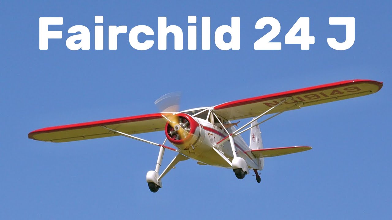 Fairchild 24 J | 4K | Airshow Breclav 2024 - YouTube