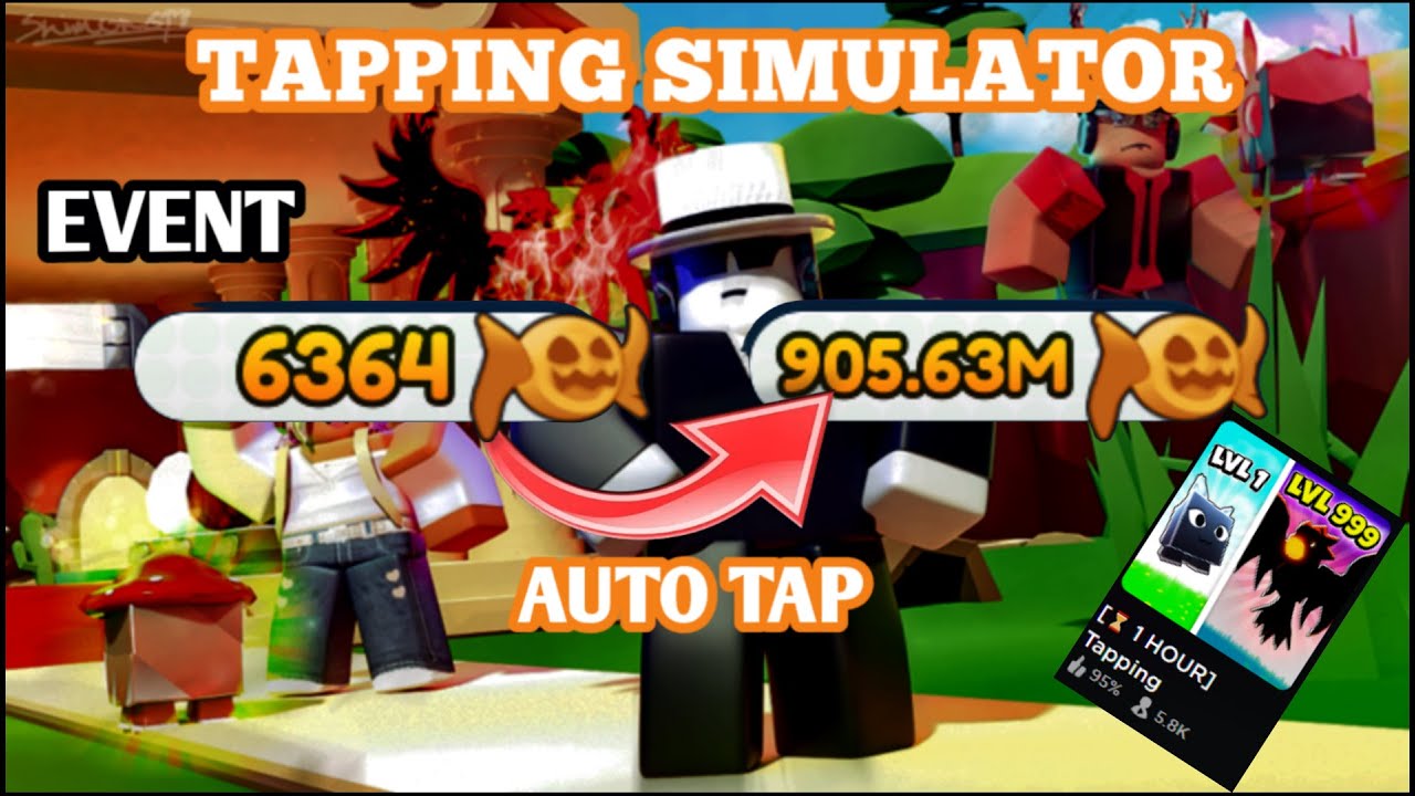 Roblox Tapping Simulator Script Auto Tap Event Youtube 1614