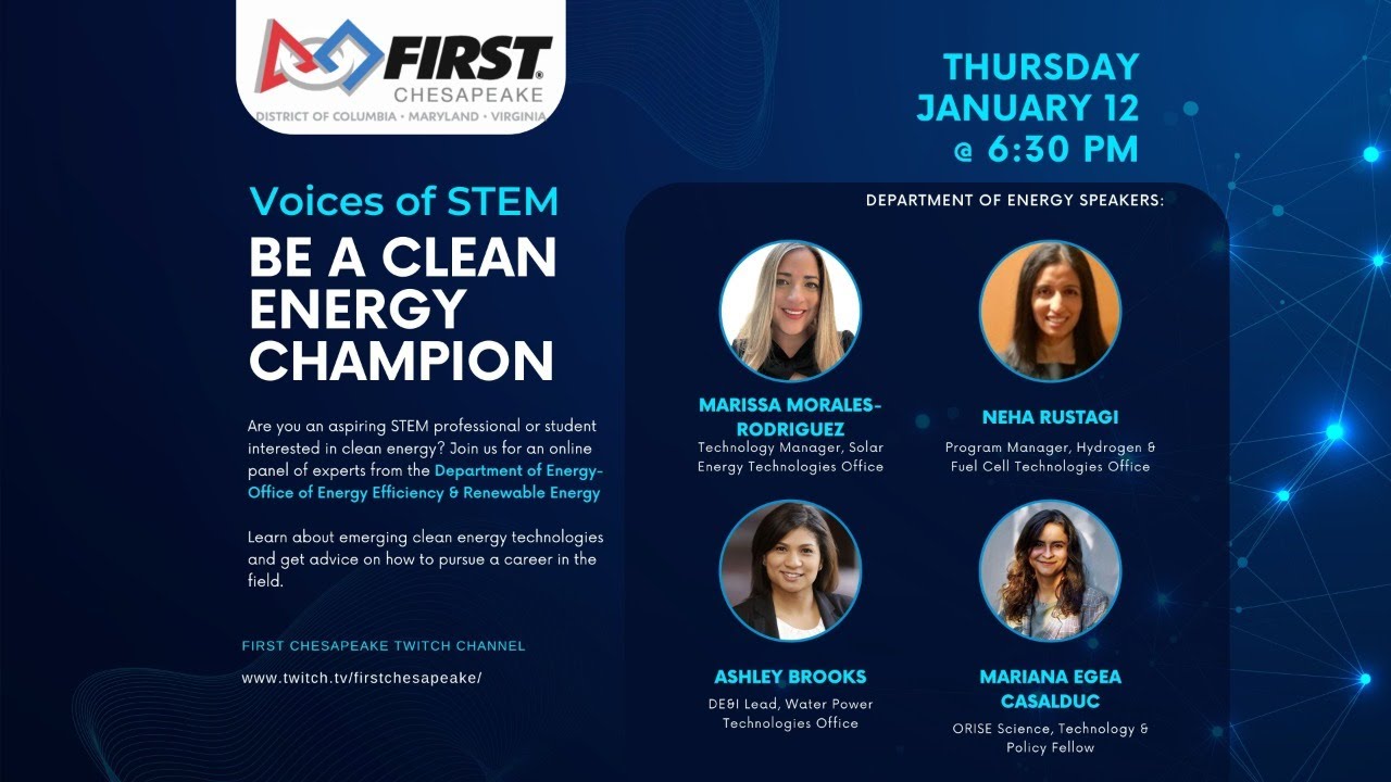Voices of STEM: Discussion with the Department of Energy - EERE ...
