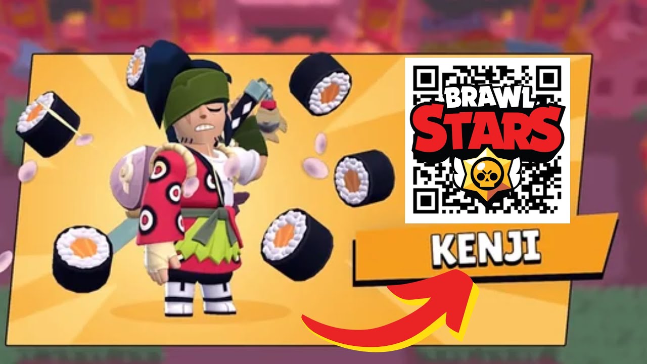 FREE KENJI!!! 🎁 NEW LEGENDARY BRAWLER QR CODE | BRAWL STARS NEW UPDATE ...