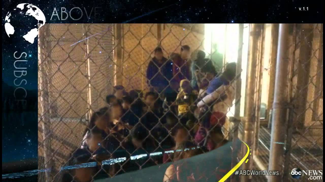 Small Children Crossing the U S Border on their Own - YouTube