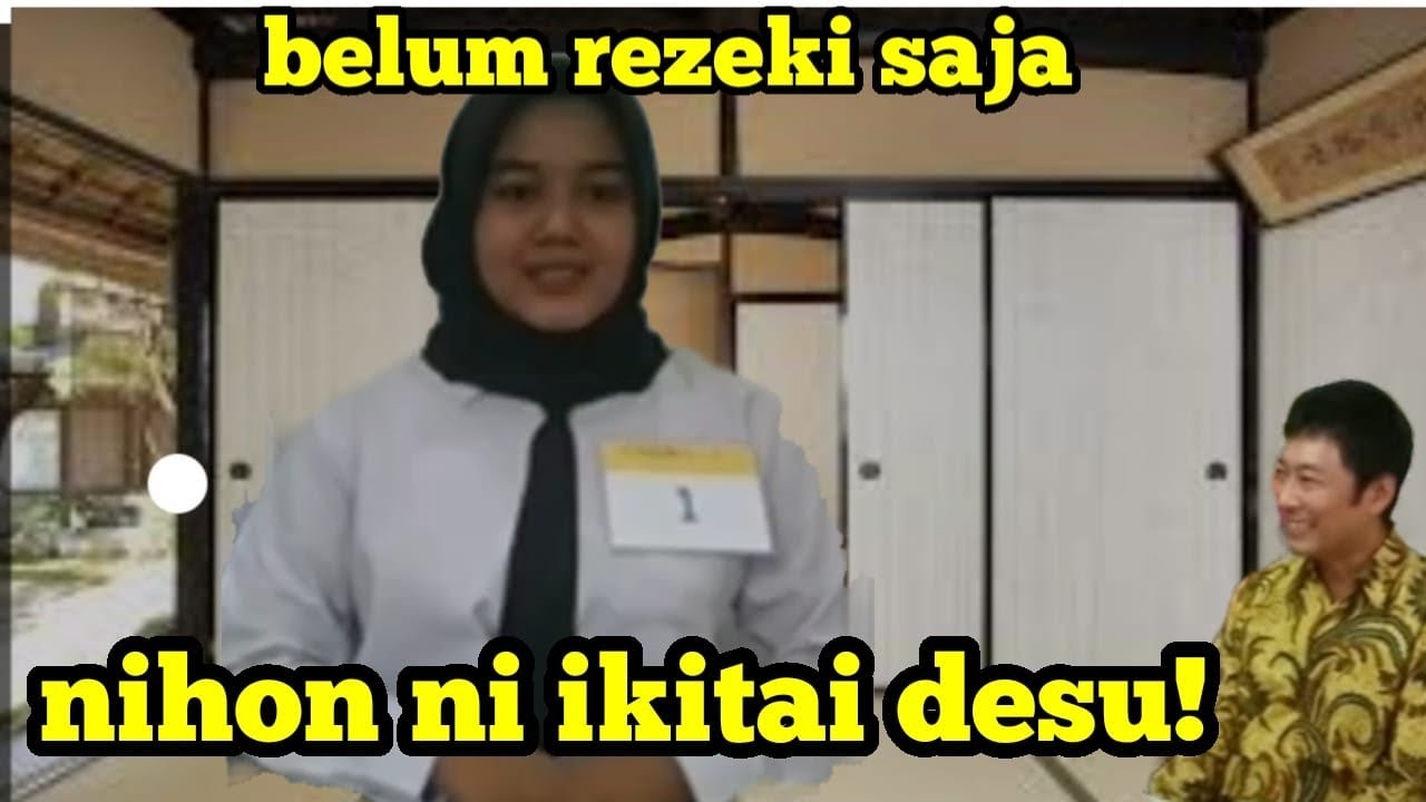 Sudah Maksimal sebenernya ,Wawancara Magang ke Jepang kaigo ,full bahasa Jepang peserta wanita ...