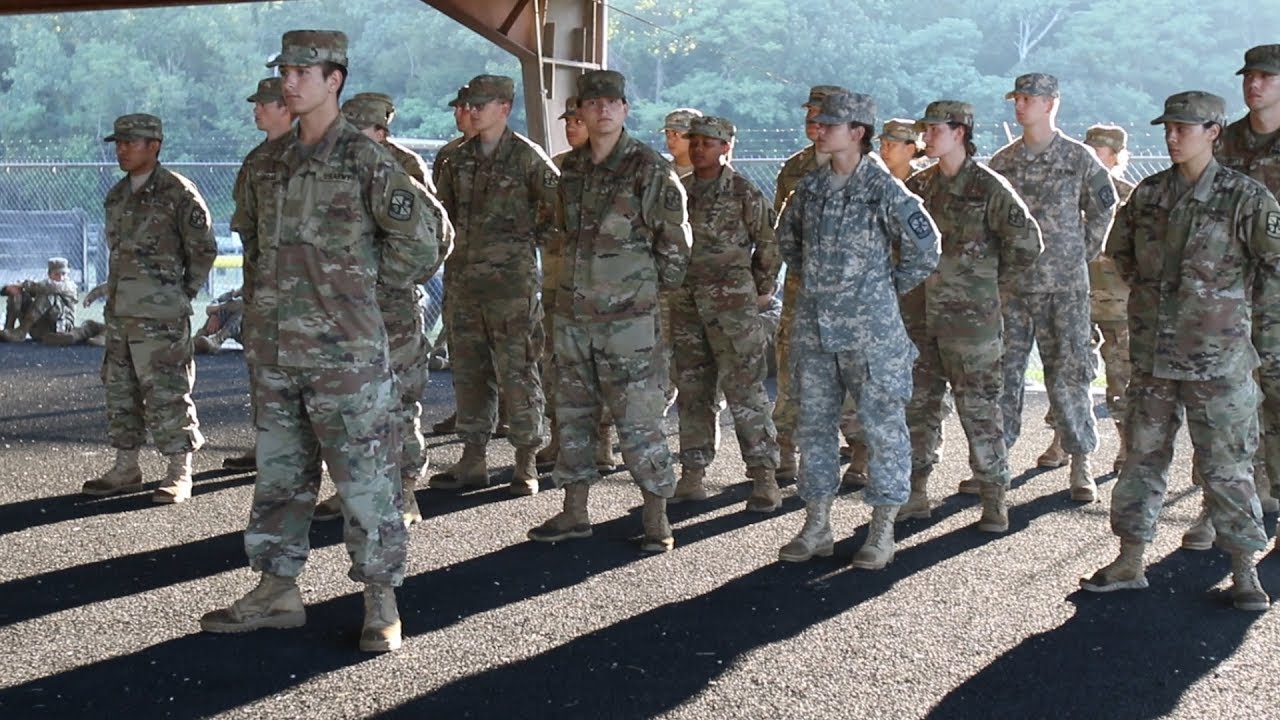 Drill and Ceremony Competition | 5th Regiment, Basic Camp - YouTube