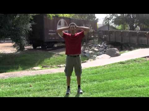 How to Do Standing Crossover Crunch - YouTube