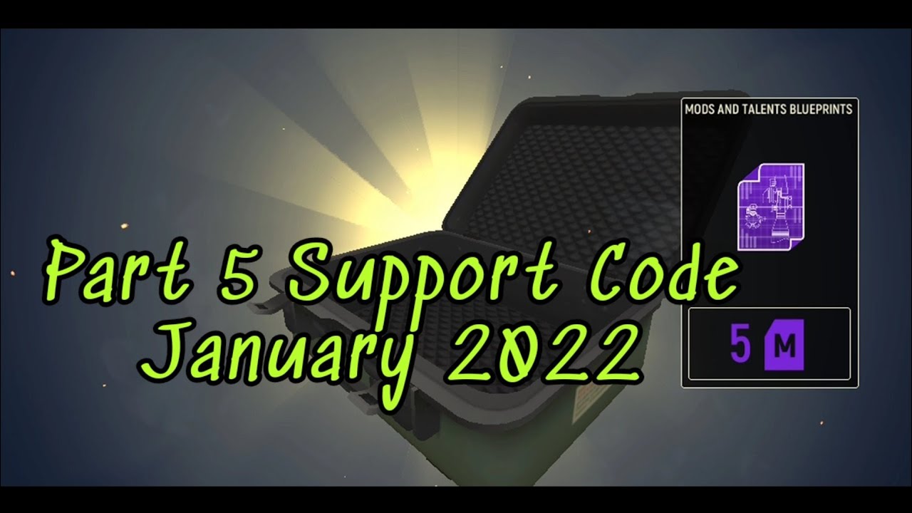 Part 5 Tacticool Support Code January 2022 - YouTube