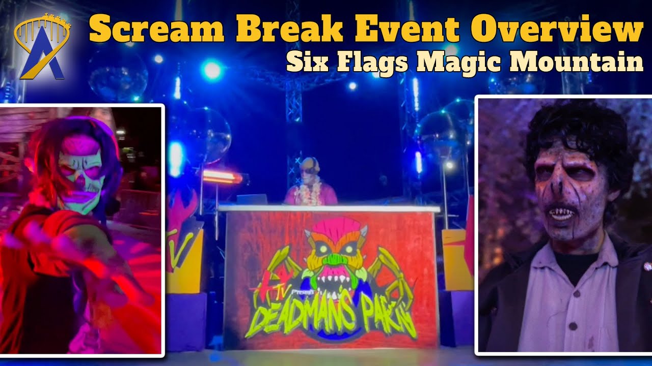 Scream Break Event Overview at Six Flags Magic Mountain - YouTube