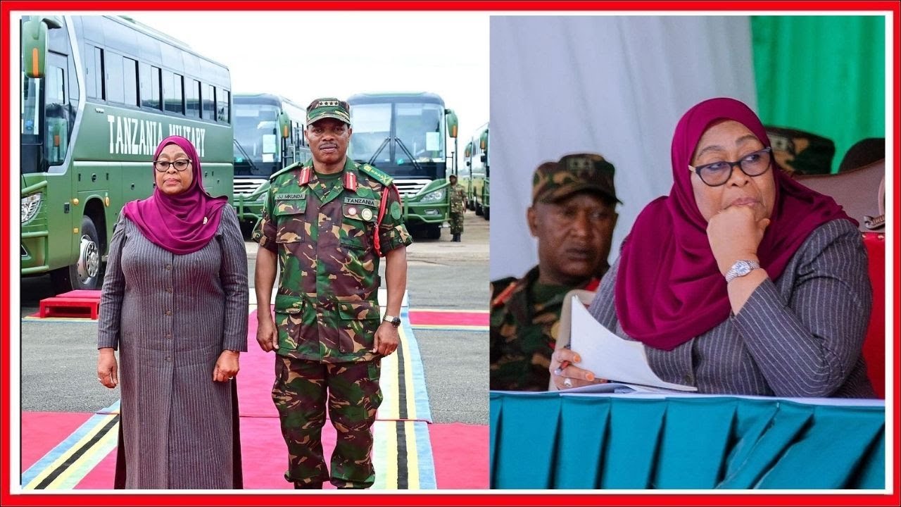 RAIS SAMIA ATINGA JESHINI - AKABIDHI NDEGE za MAFUNZO na MABASI ya ...