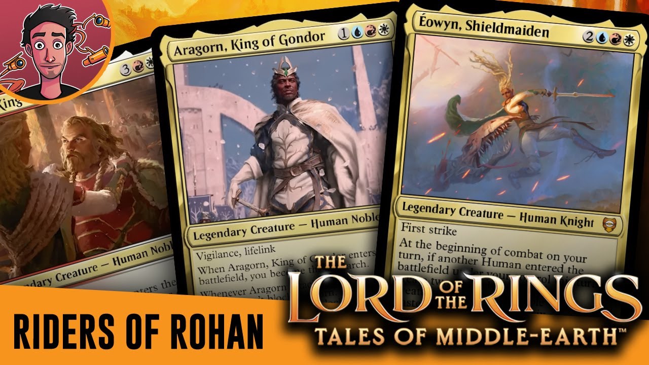 "Riders of Rohan" Lord of the Rings Commander Precon Preview! | Magic ...