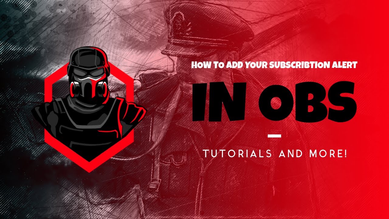 HOWTO ADD A ALERTBOX IN OBS STUDIO - YouTube