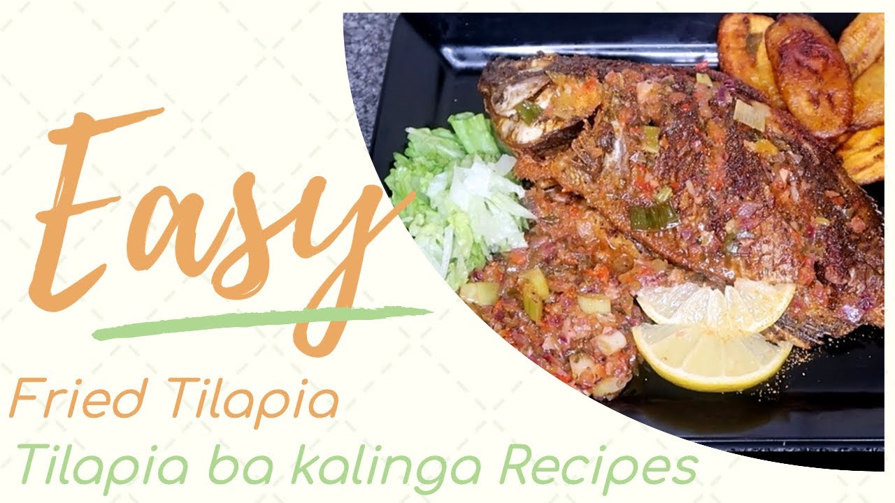 DELICIOUS FRIED TILAPIA RECIPE | CONGOLESE RECIPE | ALPHS'A KITCHEN ...