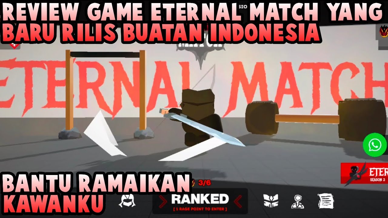 REVIEW GAME ETERNAL MATCH YANG BARU RILIS BUATAN INDONESIA||BANTU ...