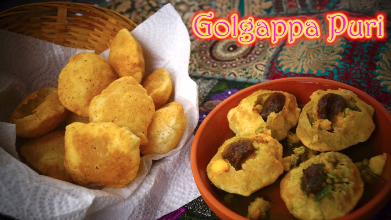 Golgappa | Puri for Pani Puri | Sooji Puchka | Small Rava Puris - YouTube