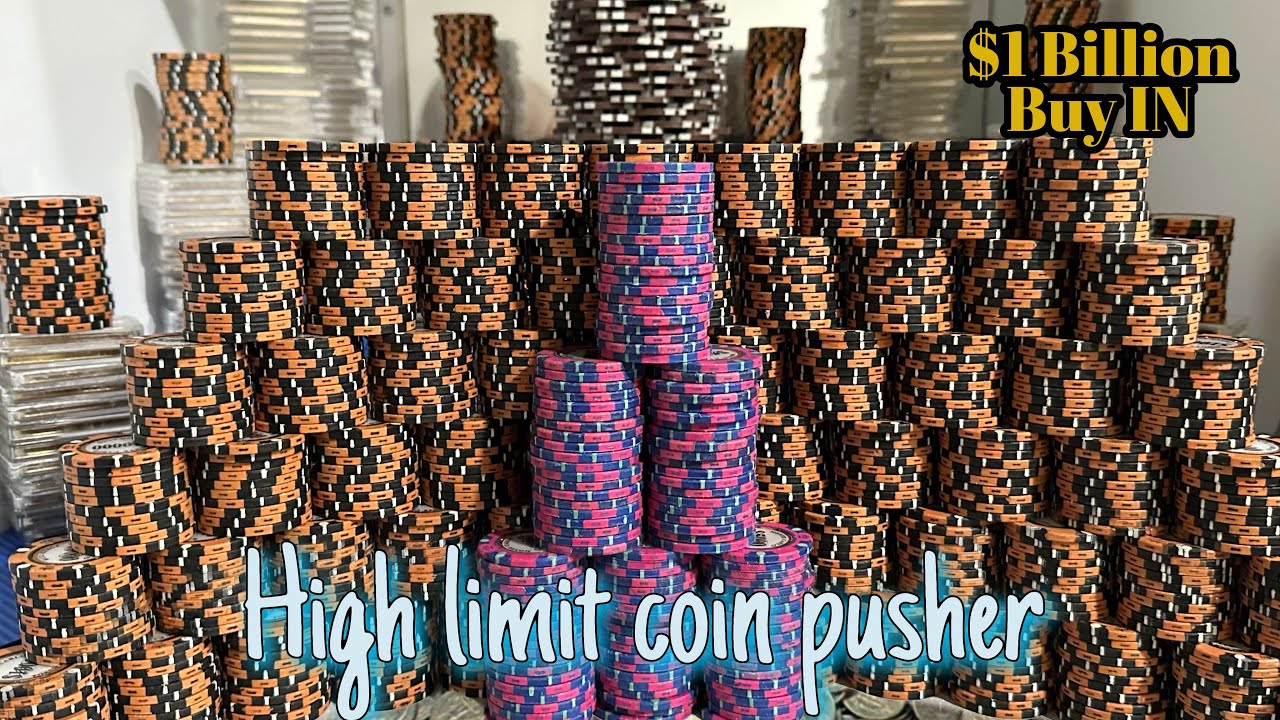 100 Quarters for $1 Billion High limit coin pusher - YouTube
