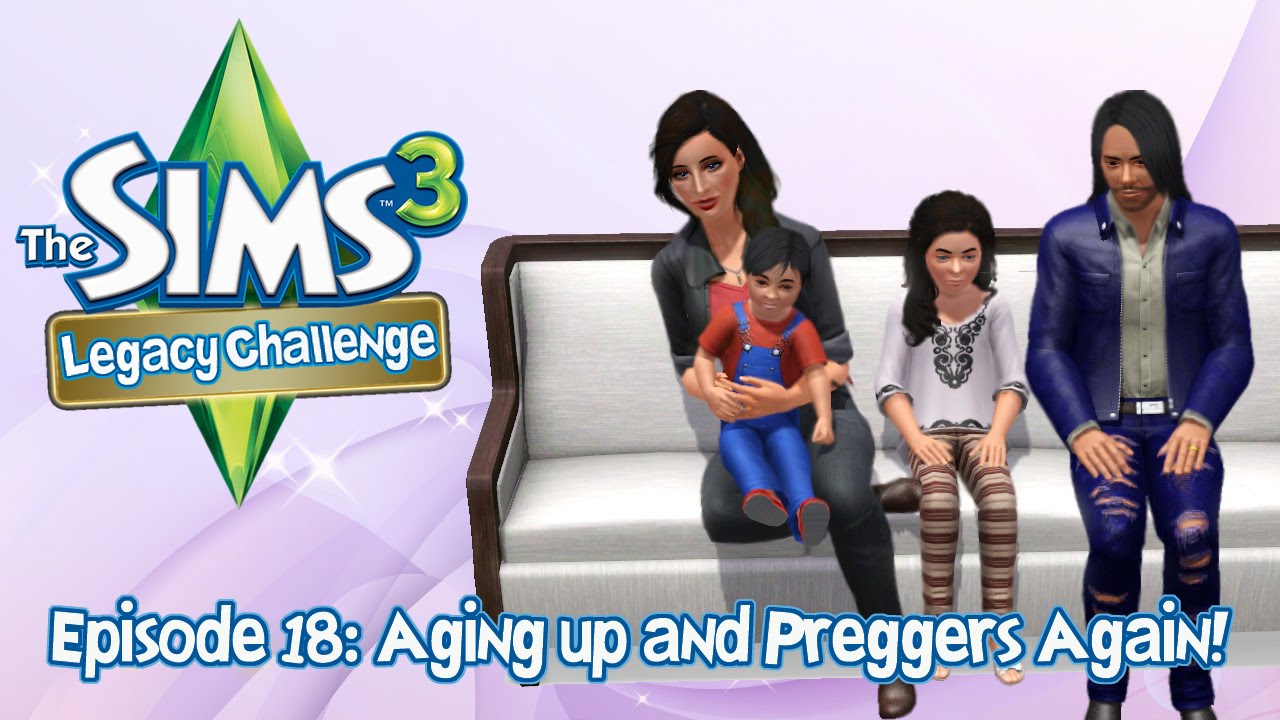 Sims 3 Legacy Challenge Part 18: Aging up and Preggers Again! - YouTube