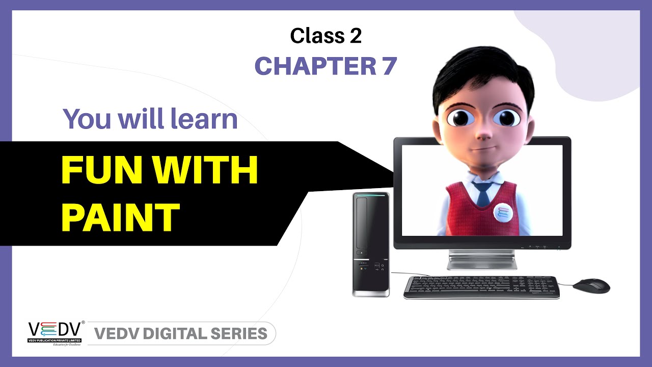 FUN WITH PAINT - class 2 chapter 7 (English) - YouTube